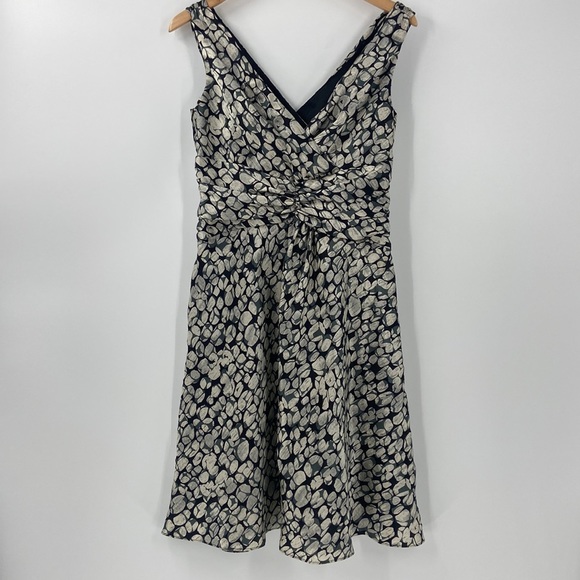Cato | Dresses | Cato Fit And Flare Silky Grey And Black Dress | Poshmark